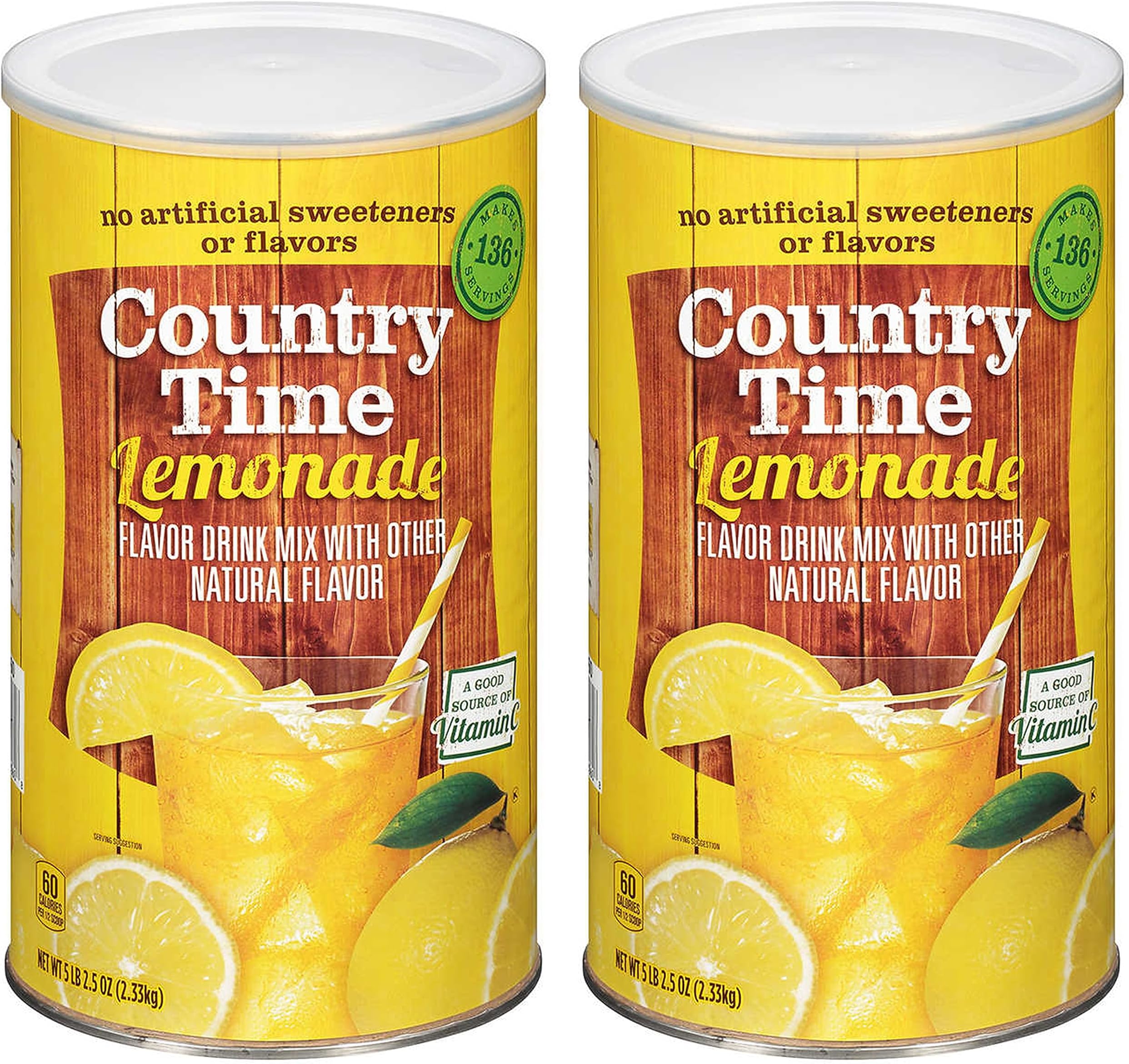 Amazon.com : Country Time Lemonade Powder Drink Mix, 82.5 OZ (Pack of 1 ...