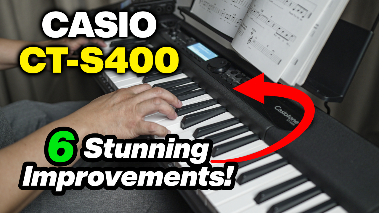 Watch Casio CT-S400 Owner's Review - 6 Stunning Improvements! on Amazon ...