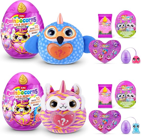 Amazon.com: Rainbocorns Wild Heart Surprise 2 Pack by ZURU ...