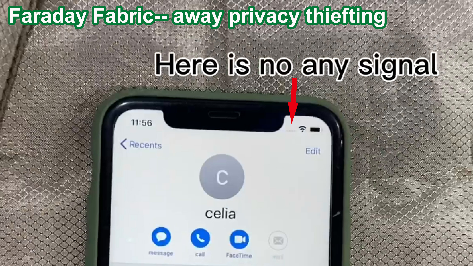 Watch fabric of signal blocking & radiation shielding on Amazon Live