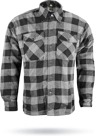 Amazon.com: Neo Jeans Armored Motorcycle Shirt for Men Motorcycle ...