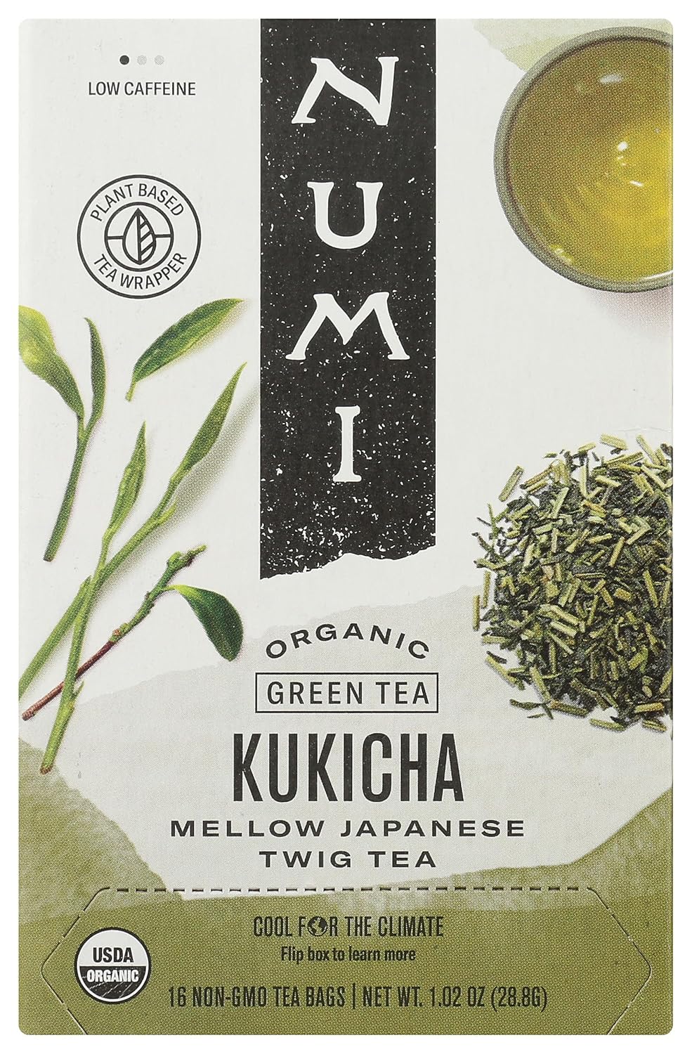 Amazon.com : NUMI Organic Kukicha Green Tea, 16 CT : Grocery & Gourmet Food