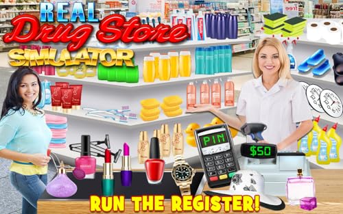 Real Drugstore, Credit Card & Cash Register Simulator - Kids ...