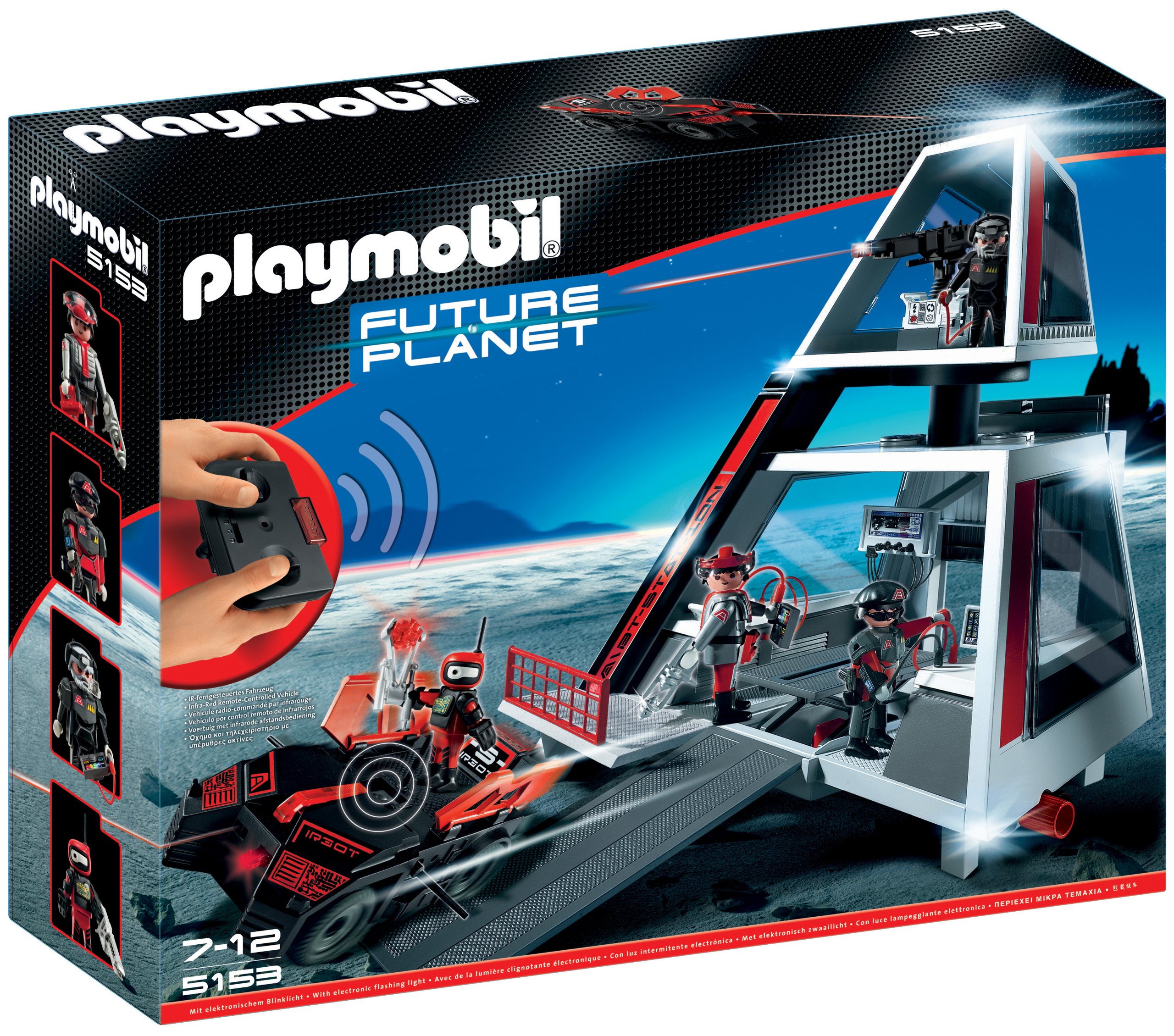 Playmobil 5153 Dark Rangers Headquarters, Fun Imaginative Role-Play ...