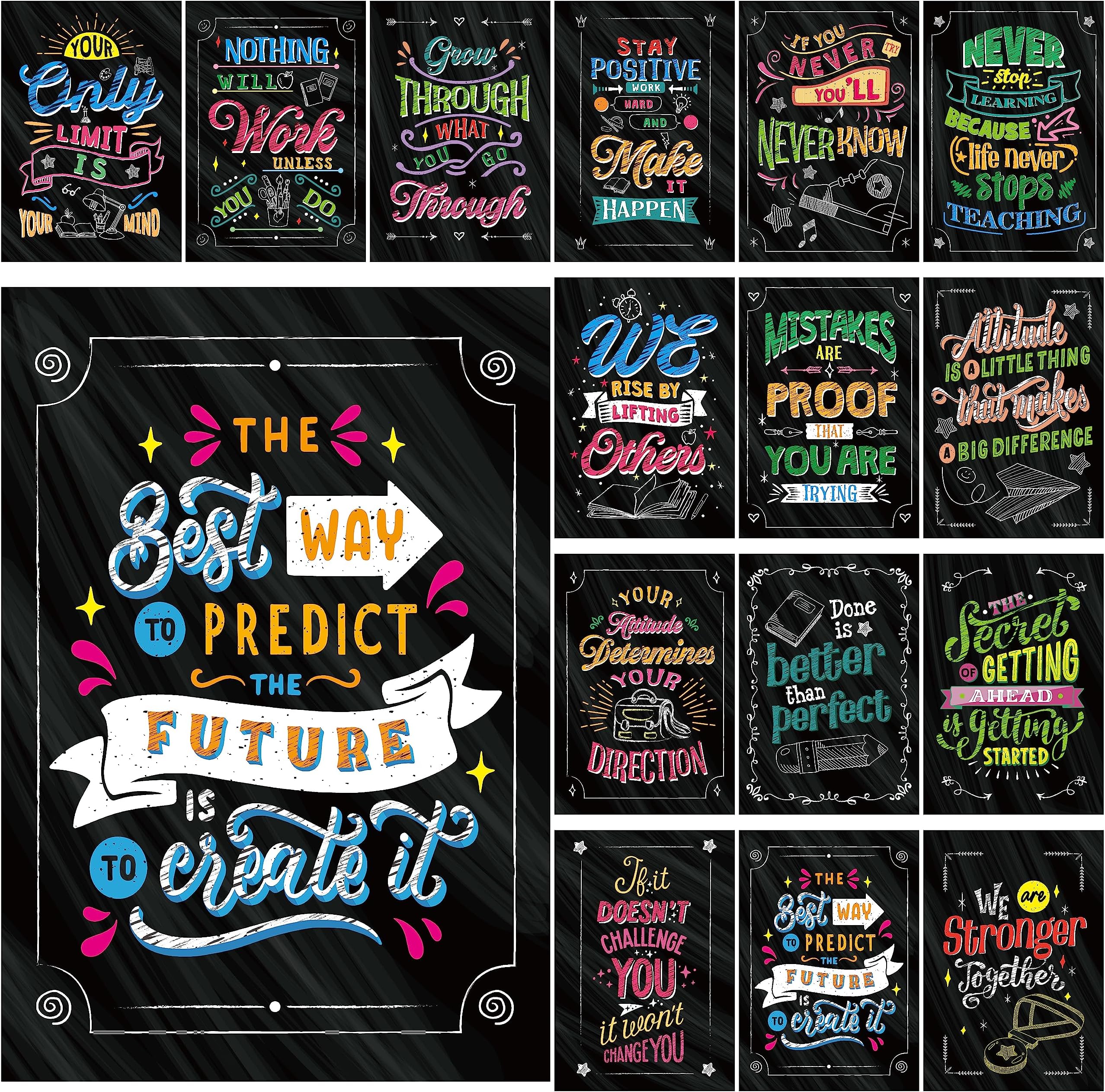 Amazon.com : Creative Teaching Press Inspire U Chalk Posters 6-Pack ...