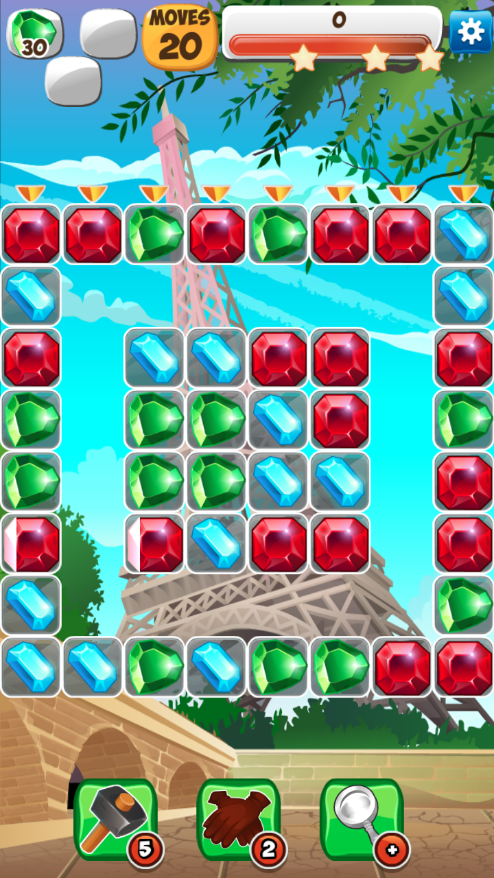 Jewels Detective Match 3 Games For Kids Free 3 in a row gems matching mania Match your way in ...