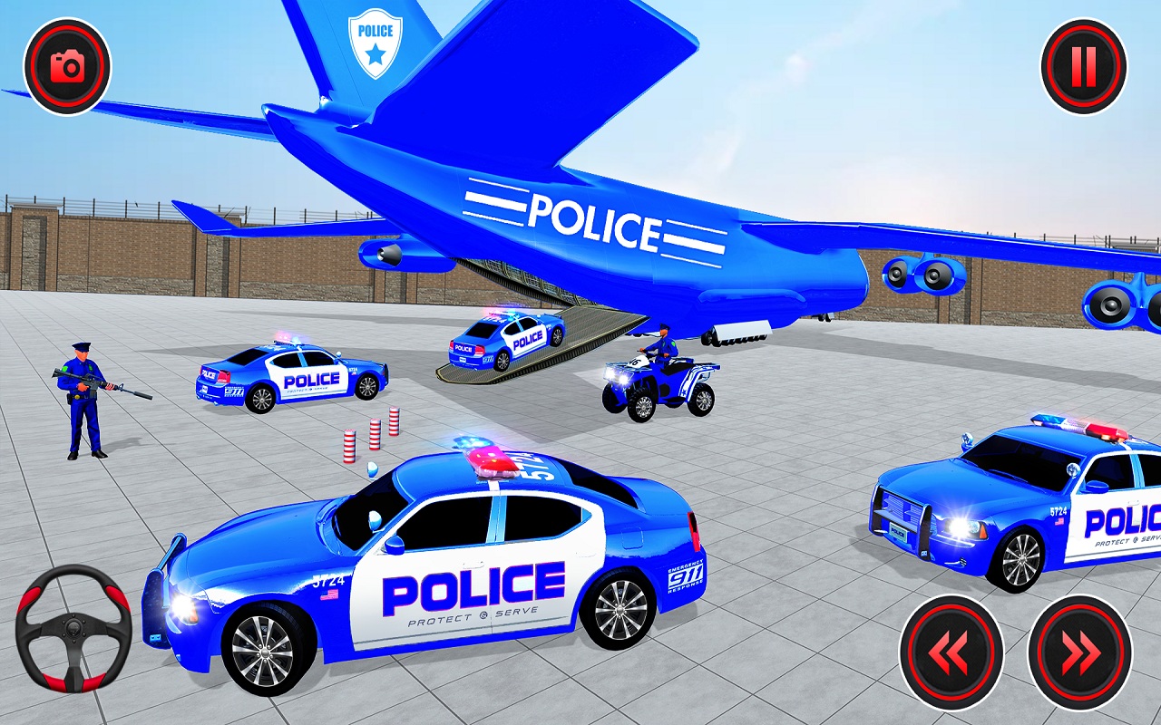 Police Cargo Transport Truck Games : Us Police Transport Car Games ...