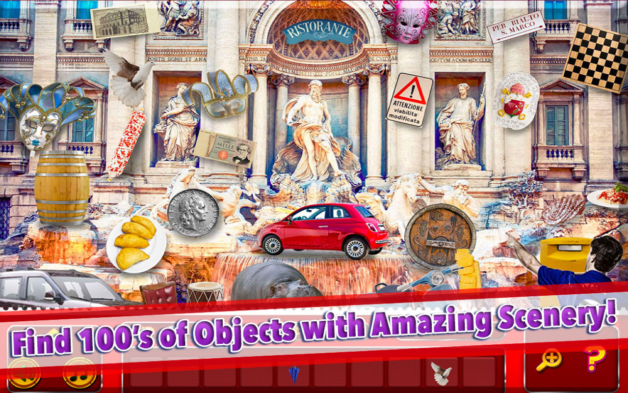 Hidden Objects World Famous Cities – New York, Paris, Italy, London, LA ...