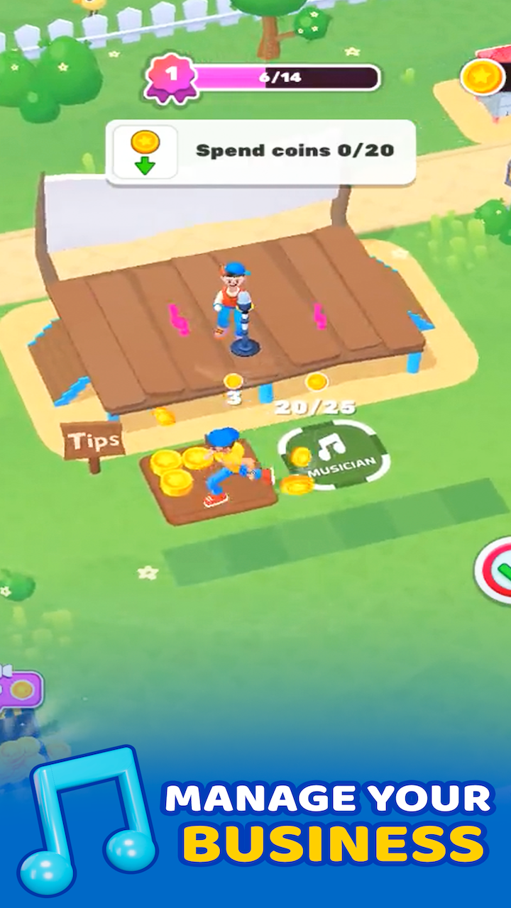 Street Band: Tycoon music. Musical games. Business simulator - App on ...