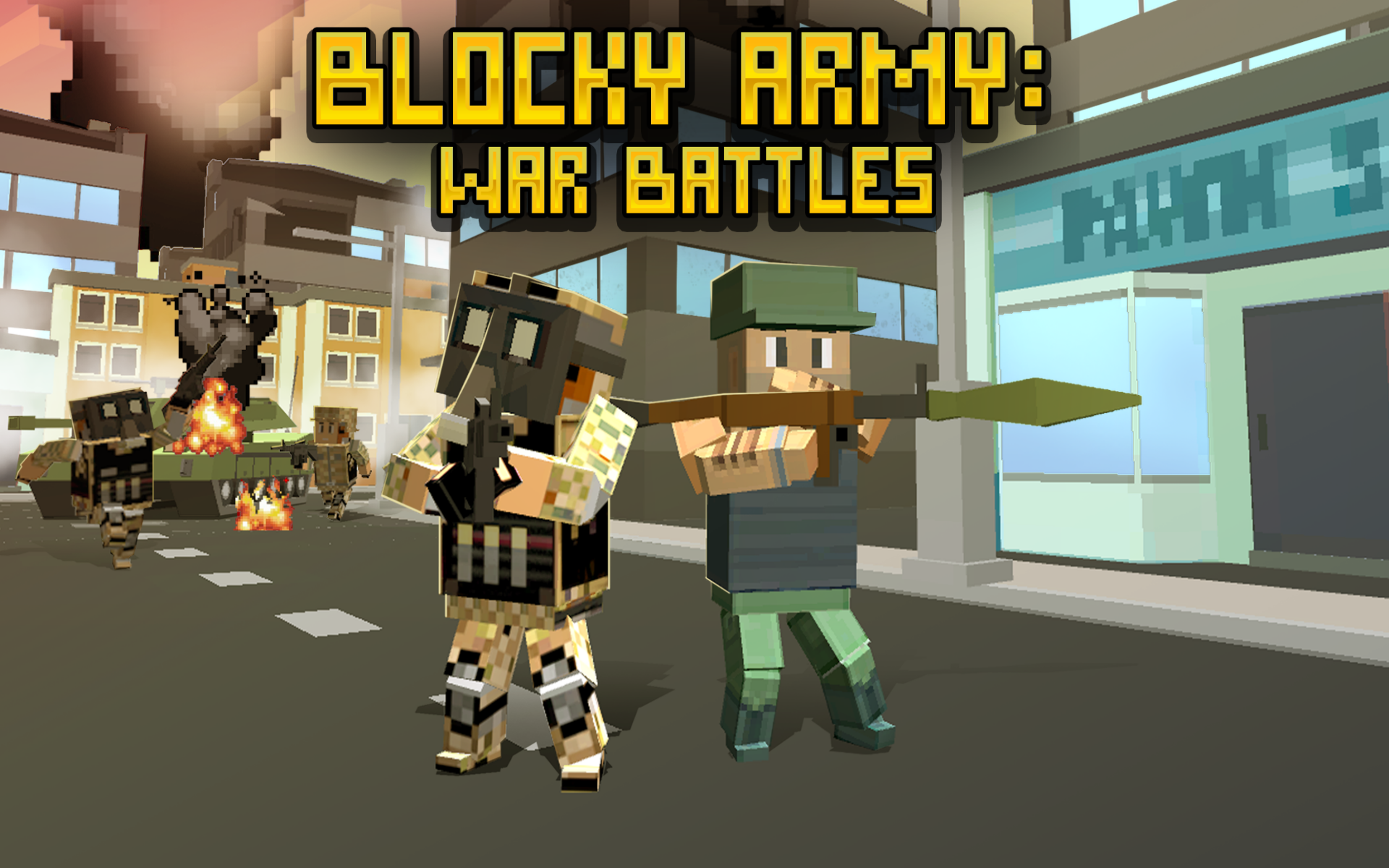 Blocky Army War Battles - App on Amazon Appstore