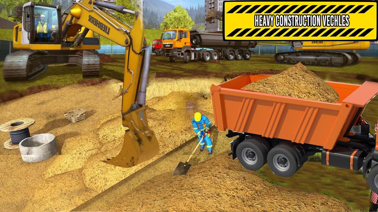 Aplicación Heavy Excavator Crane: Building Construction Game en Amazon ...