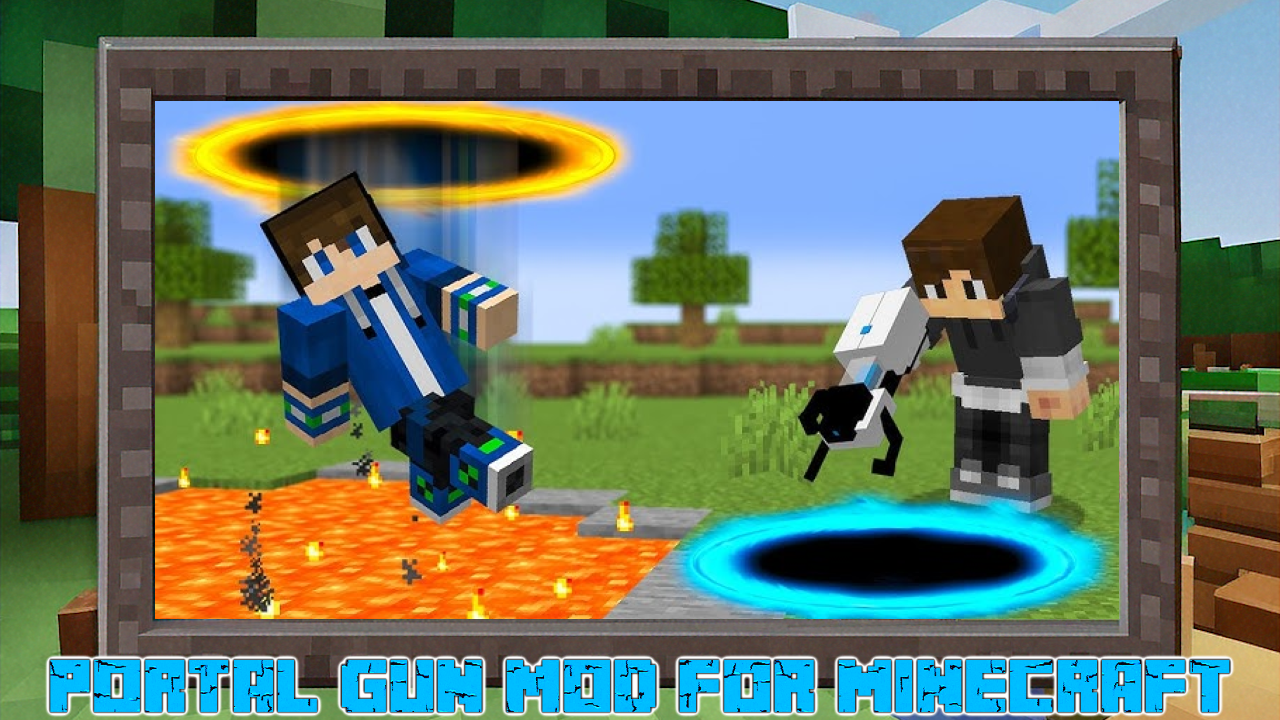 New Portal Gun Mod for Minecraft PE 2025 - The Best Minecraft Mod of ...