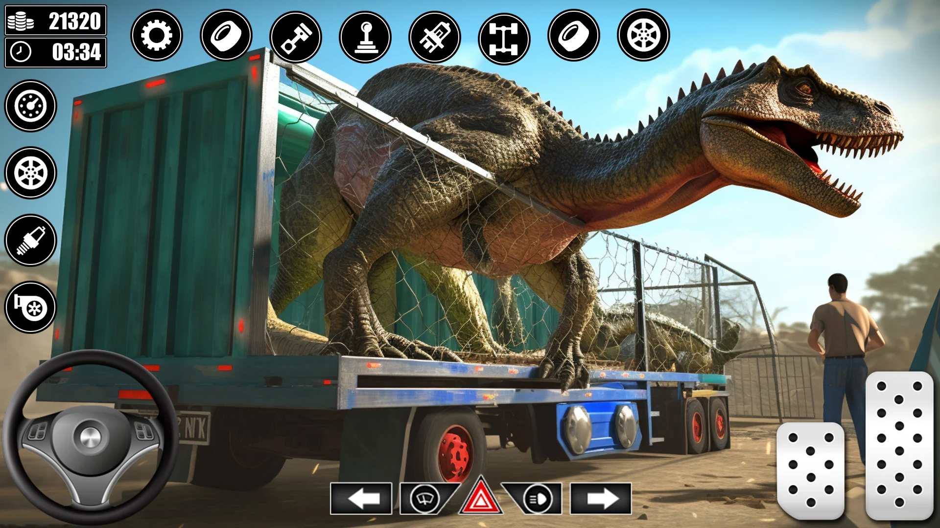 Dino Transporter Truck Driving Games - Wild Animal Transporter Games ...