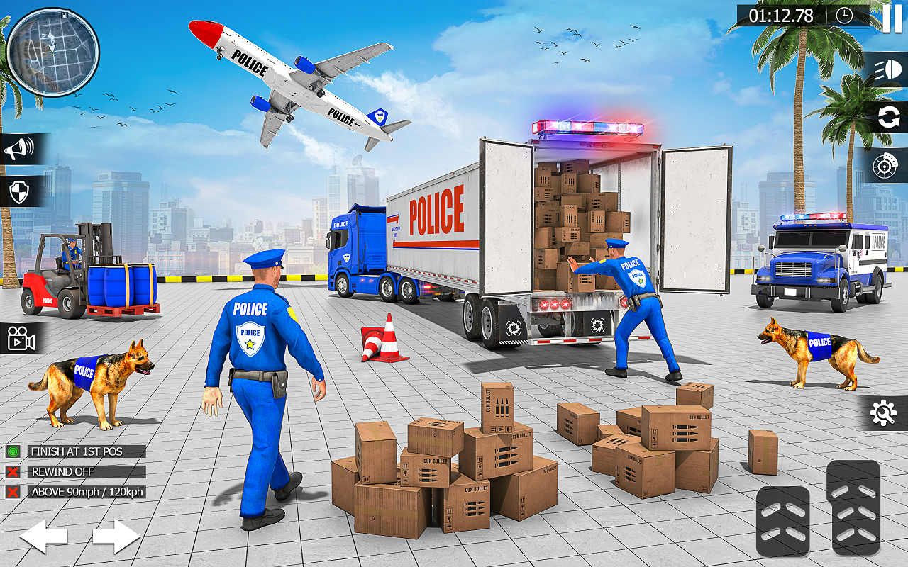 Police Cargo Transport Truck Games : Us Police Transport Car Games ...