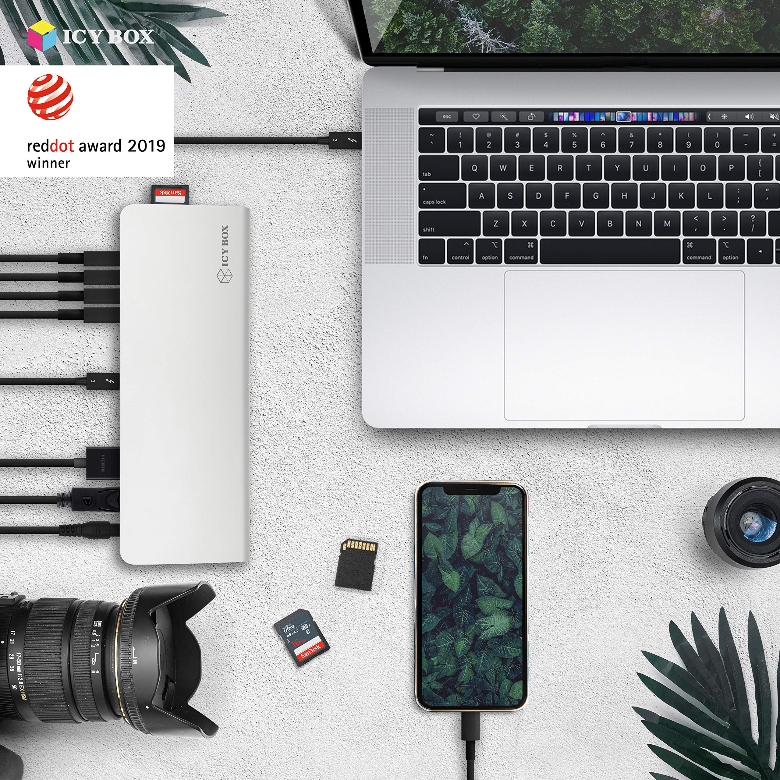 Buy ICY BOX RED DOT AWARD WINNER 2019 Thunderbolt 3 Type-C Notebook ...