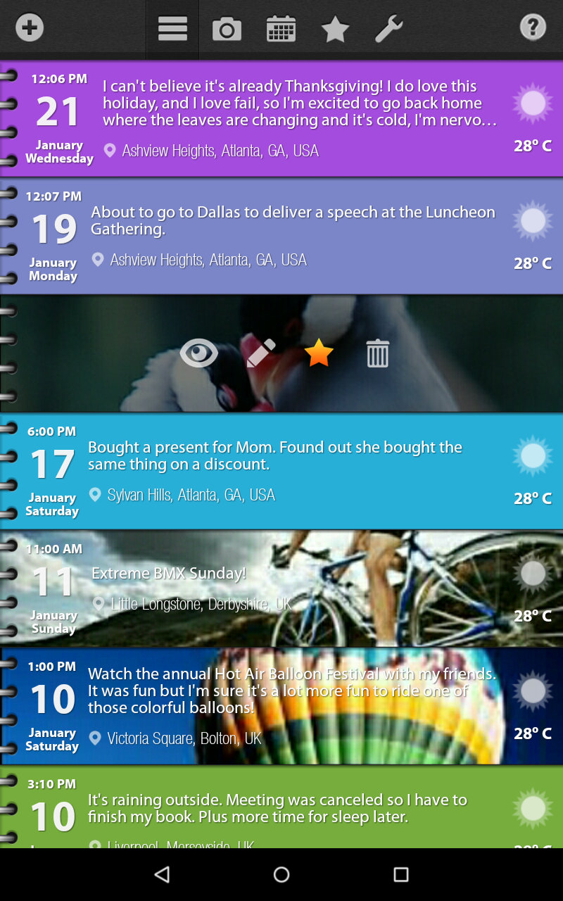 A Day In Life - Journal Diary - App on Amazon Appstore