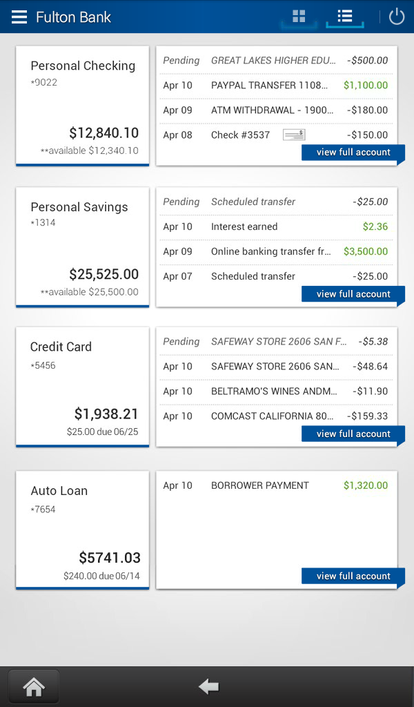 Fulton Bank Mobile Banking Application - App on Amazon Appstore