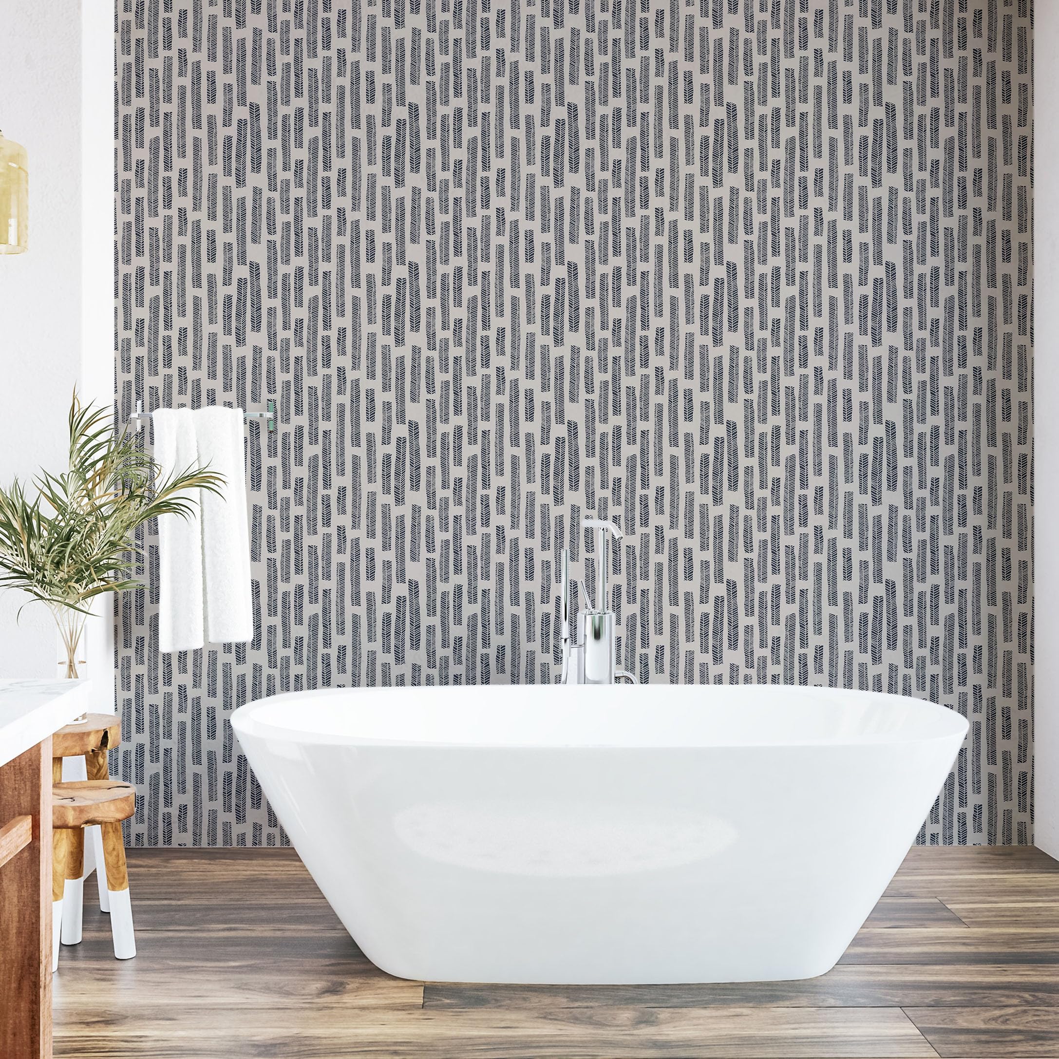 Tapete Mit Stammes Designs