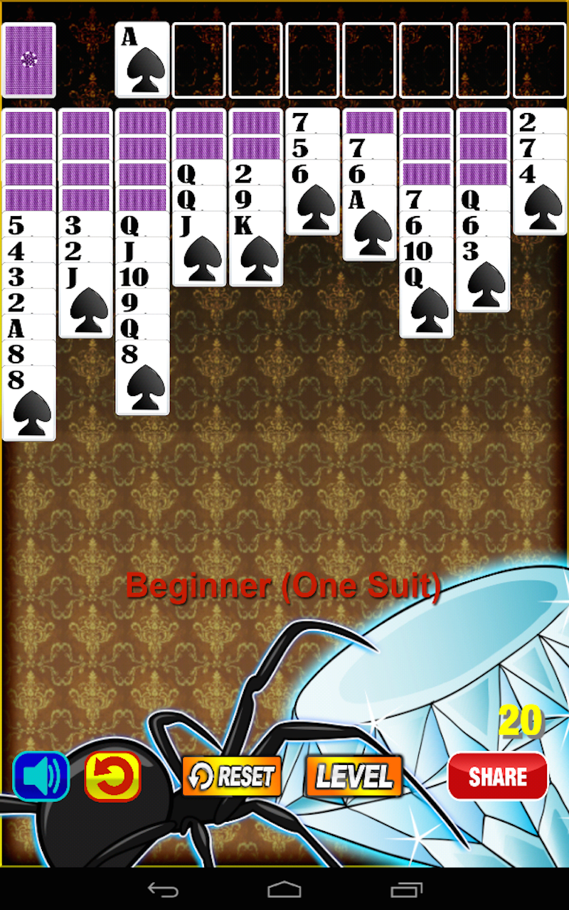 Easy Diamond Spider Solitaire Casino - App on Amazon Appstore