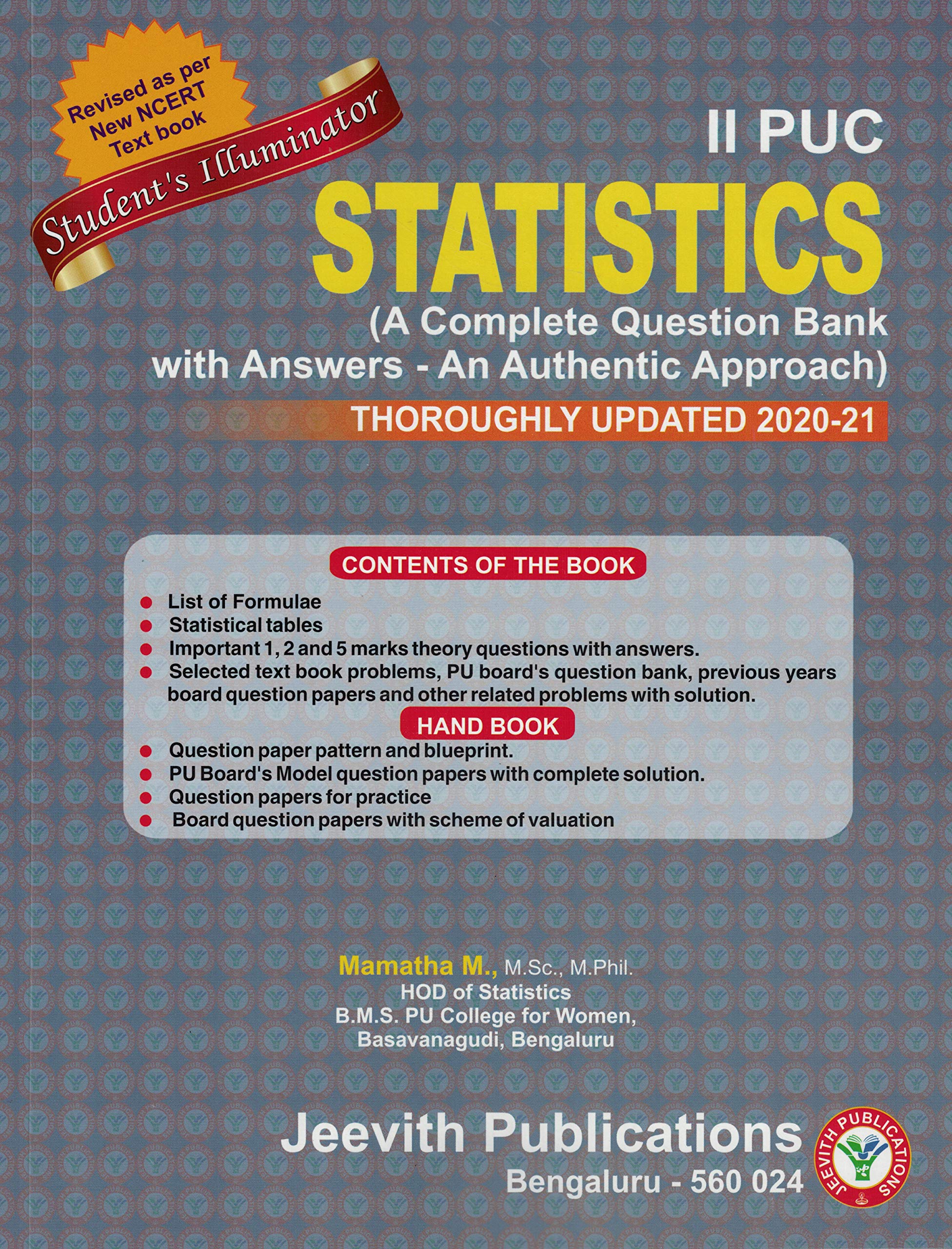 Amazon.in: Buy Students Illuminator Statistics 2 Puc Complete Question ...