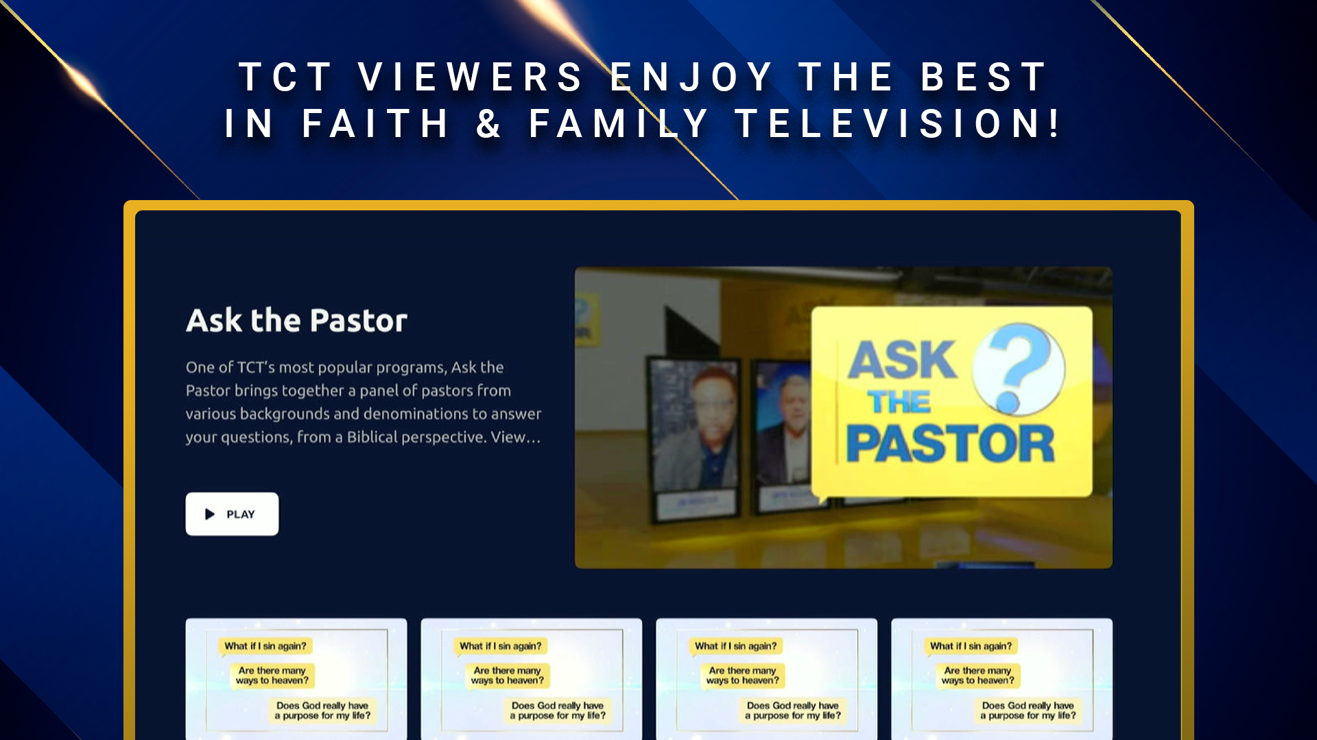 TCT - Live and On-Demand TV - App on Amazon Appstore