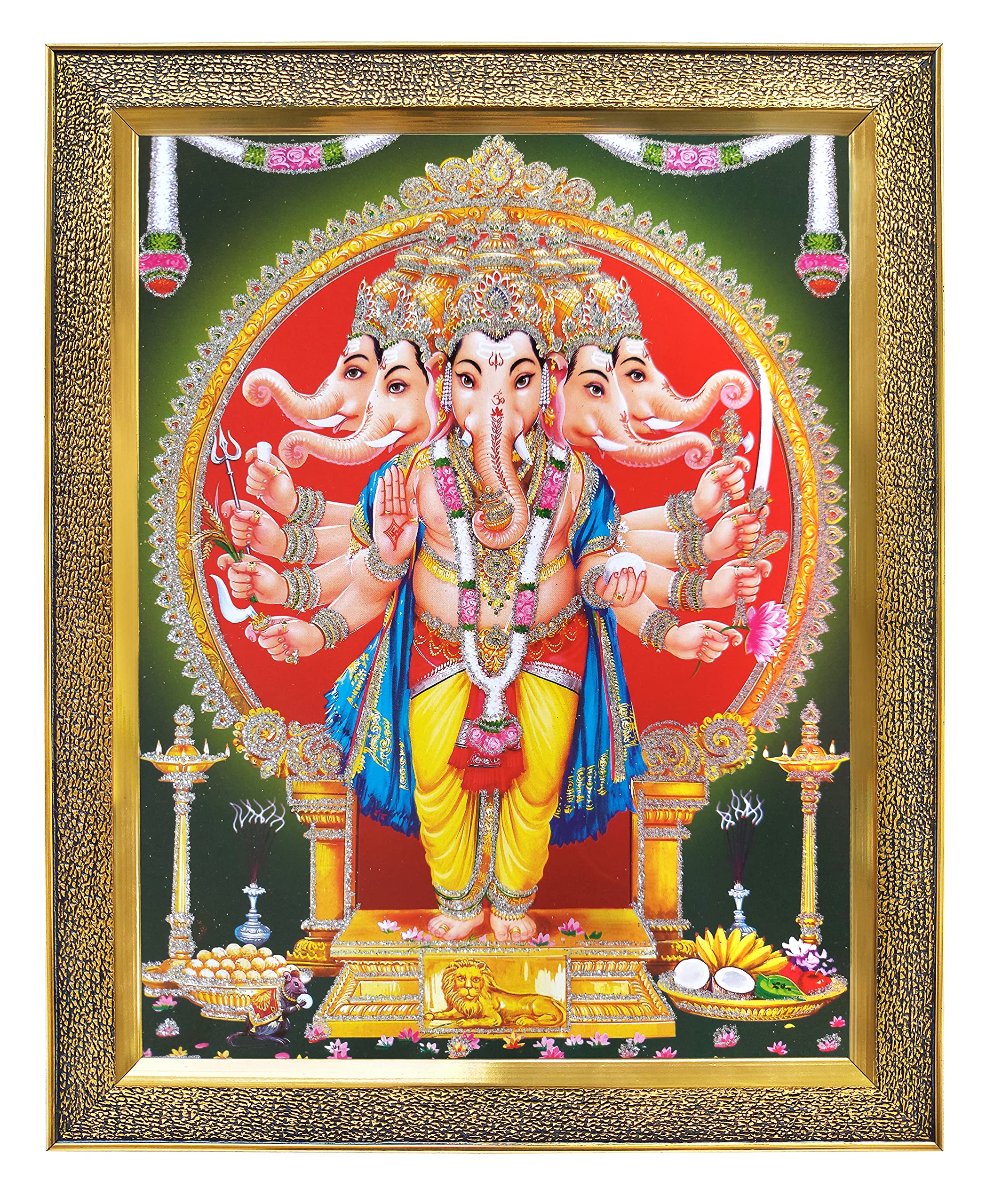 Buy Koshtak Panchmukhi Ganesh ji / ganpati Bappa ji Giving blessing ...