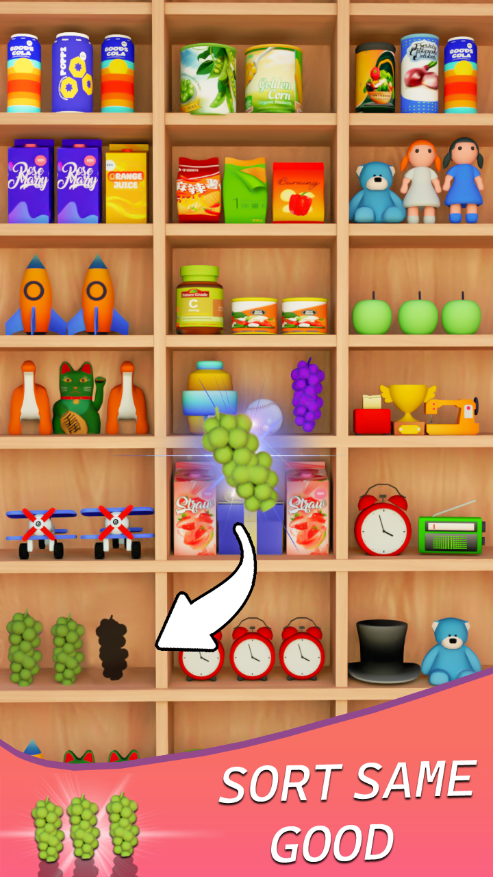 Good Sort Triple Matching Master- Market Sorting Game - App on Amazon Appstore