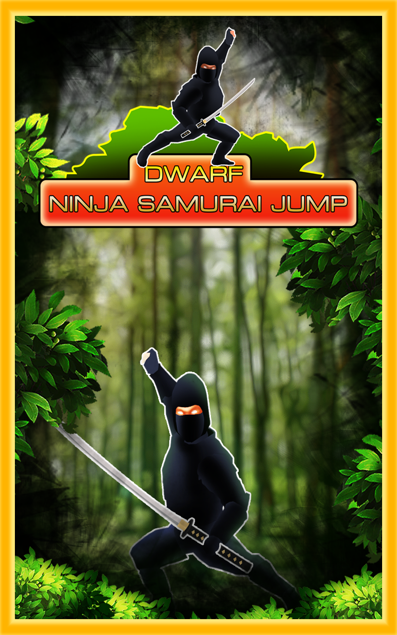 Dwarf Ninja Samurai Jump in the Forest of the Angry Elves - Gold ...
