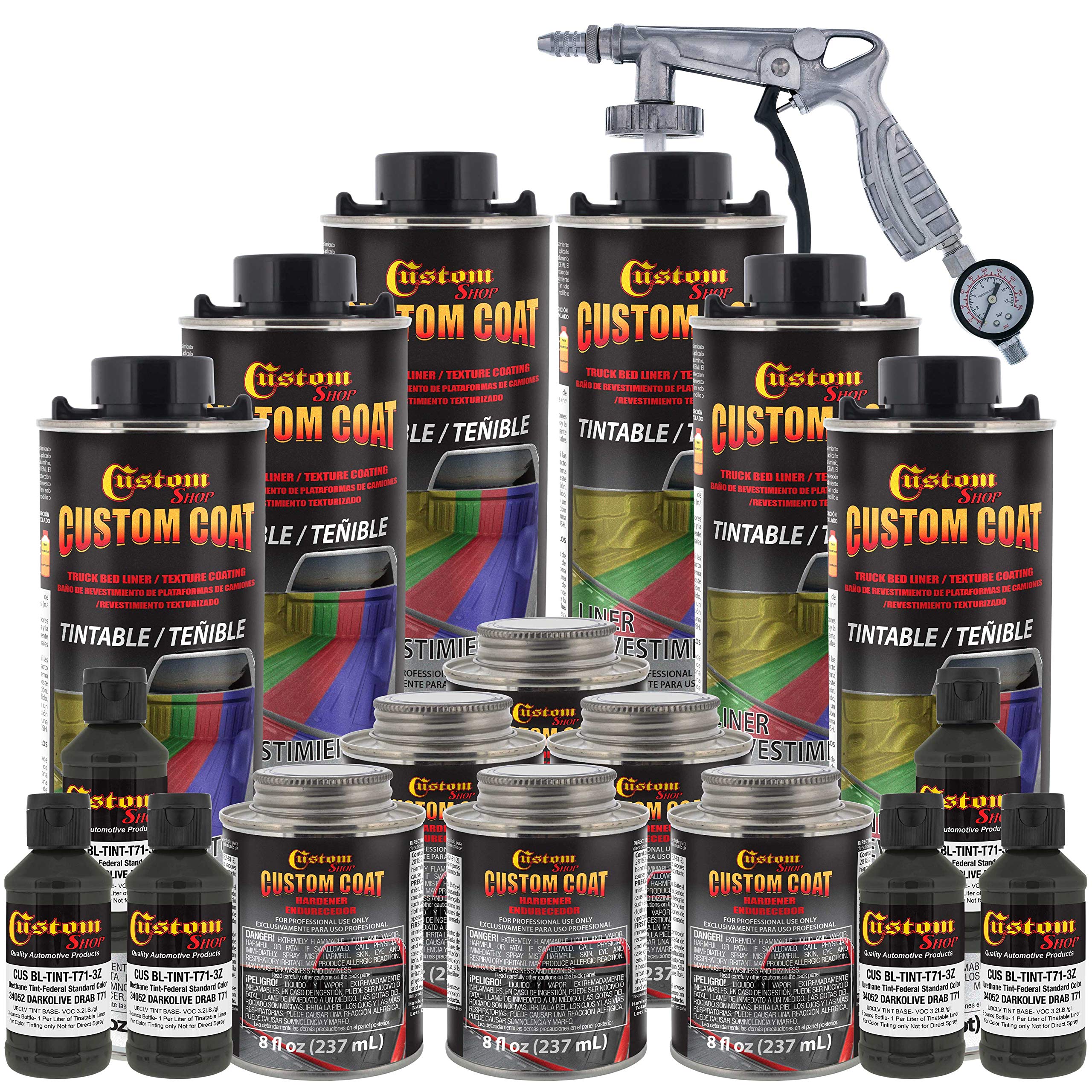 Tintable Raptor Liner Kit Custom Coat Professional Variable Nozzle Bed ...