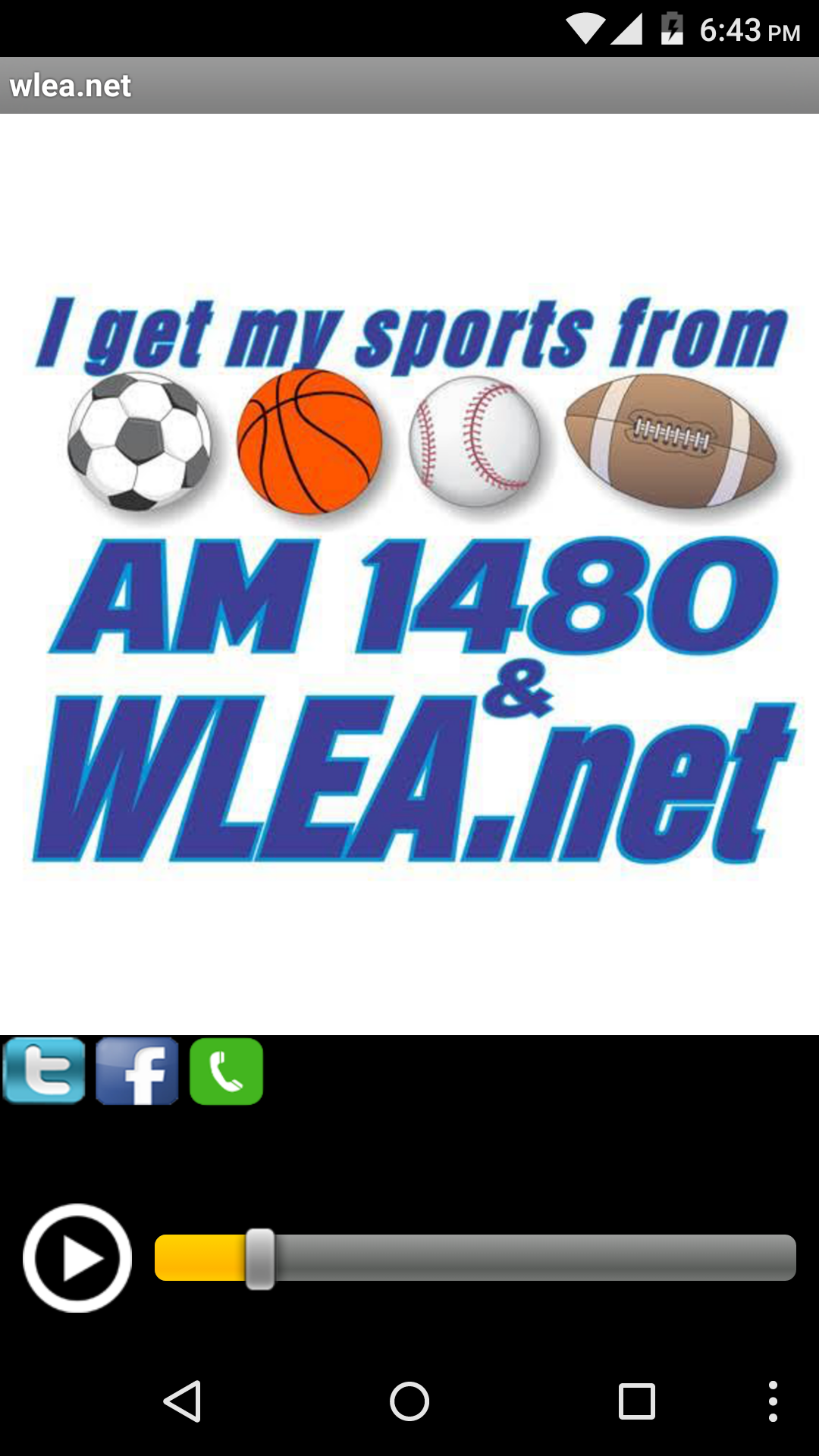 Aplicación wlea.net en Amazon Appstore