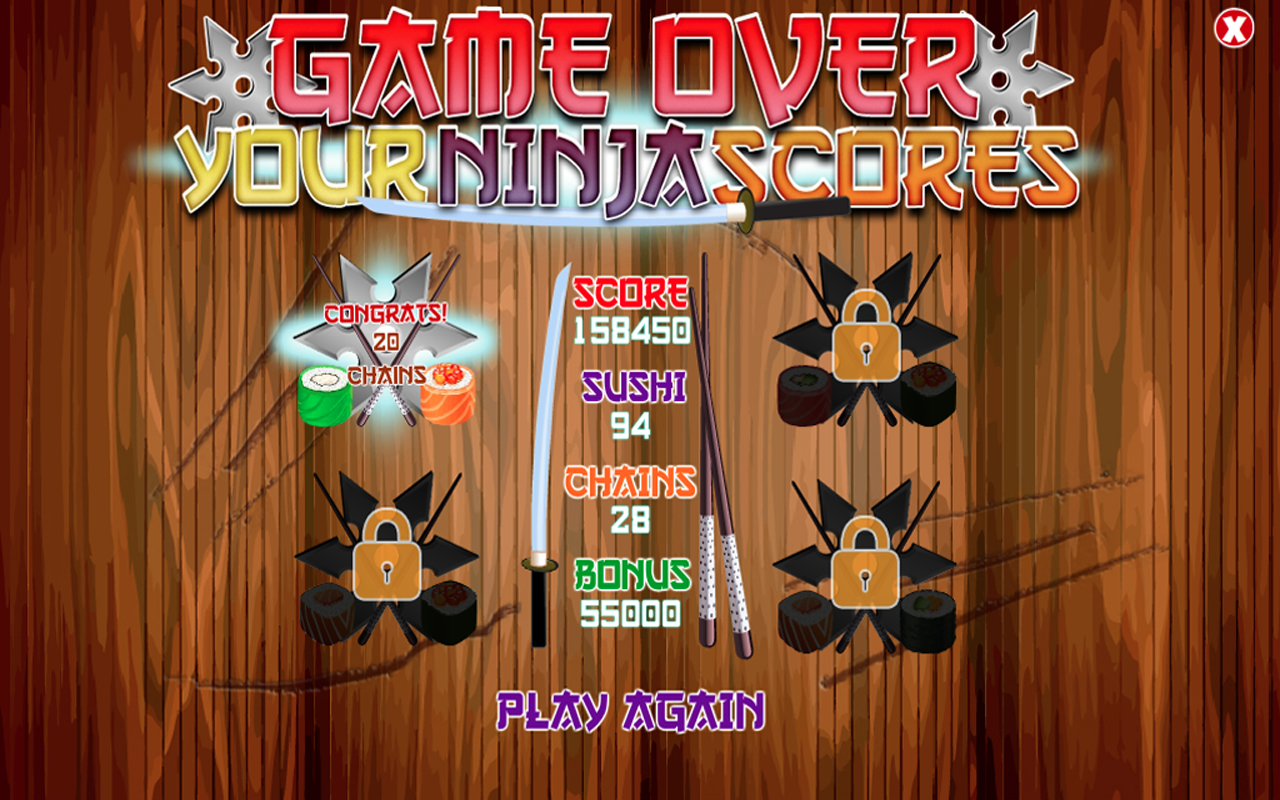 Ninja Sushi Swipe Match 3 Puzzle Game - App on Amazon Appstore