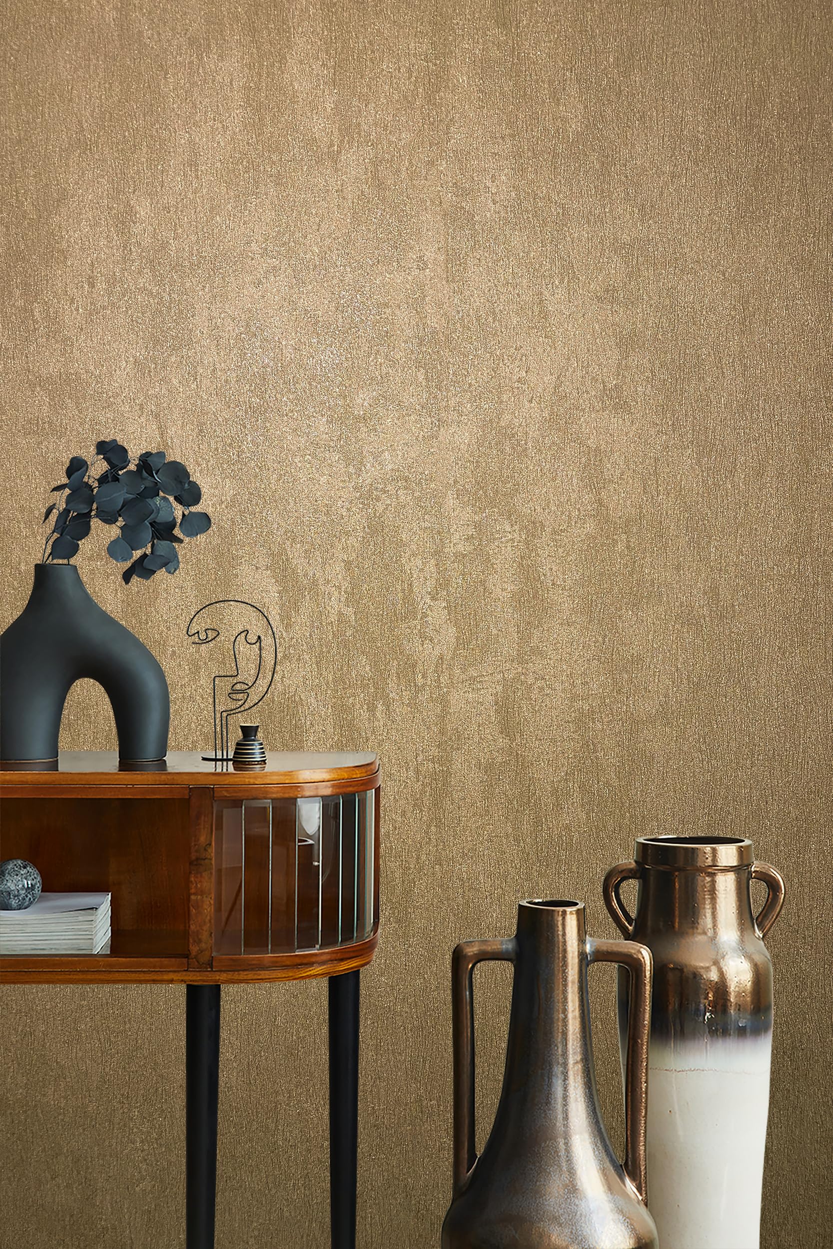 Goud Metallic Behang