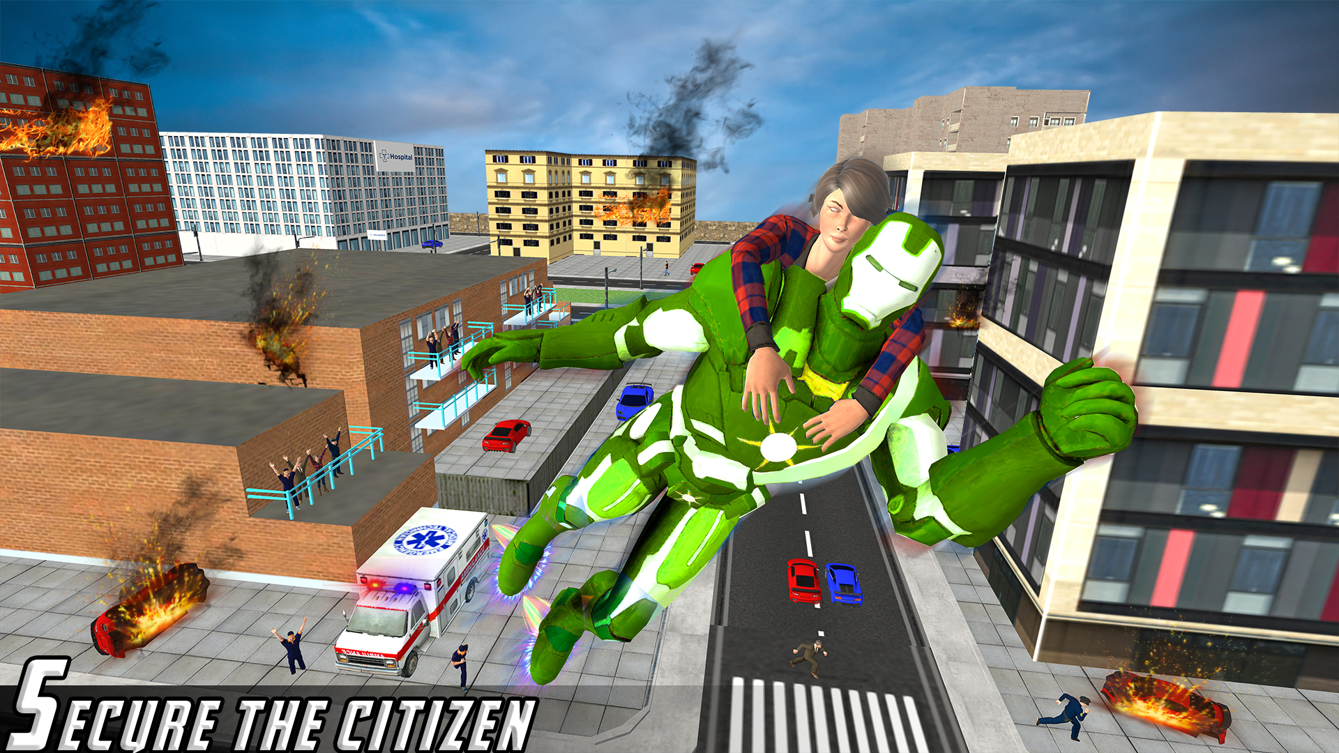 Flying Robot Hero Games: City Survival Mission - App on Amazon Appstore