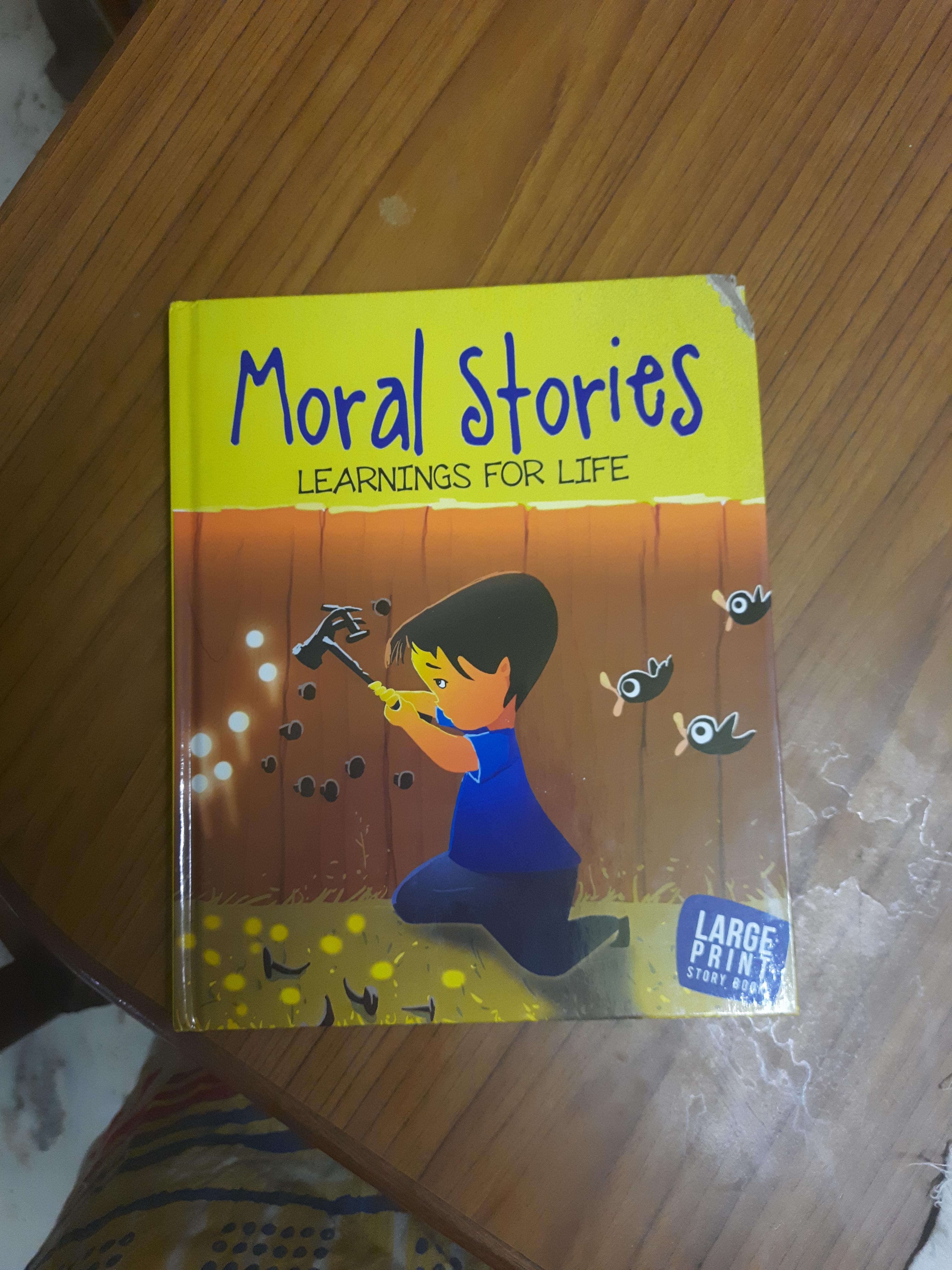Buy Story Book: Moral Stories Lessons for Life - Large Print Story book ...