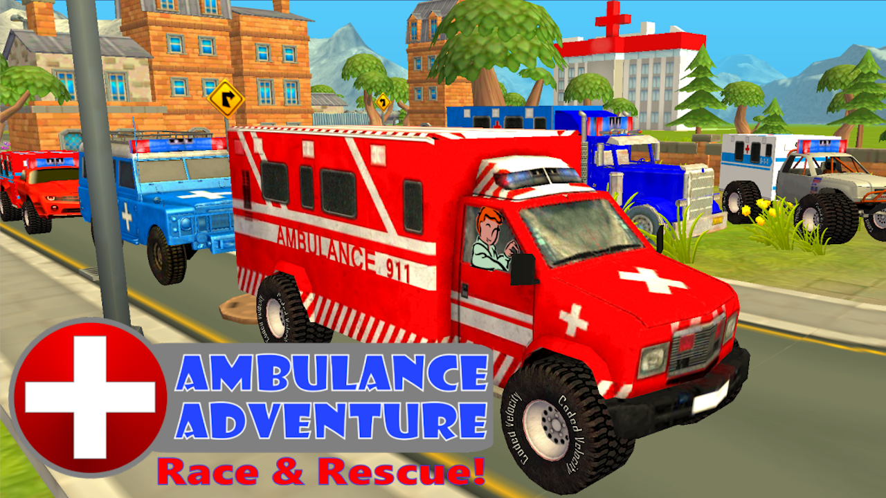 Ambulance Race & Rescue! 3D Adventure Sim - App on Amazon Appstore