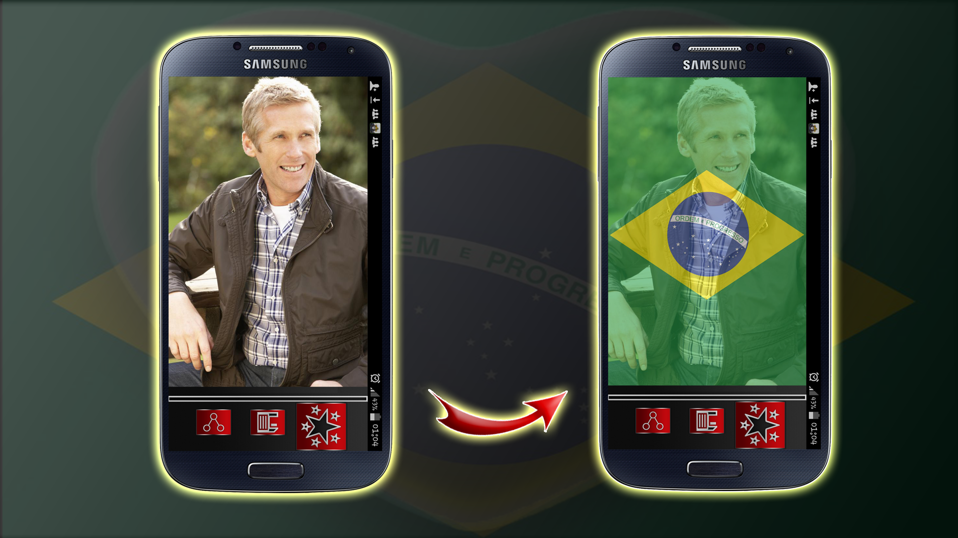 Brazil Flag Profile Picture:Amazon.de:Appstore for Android