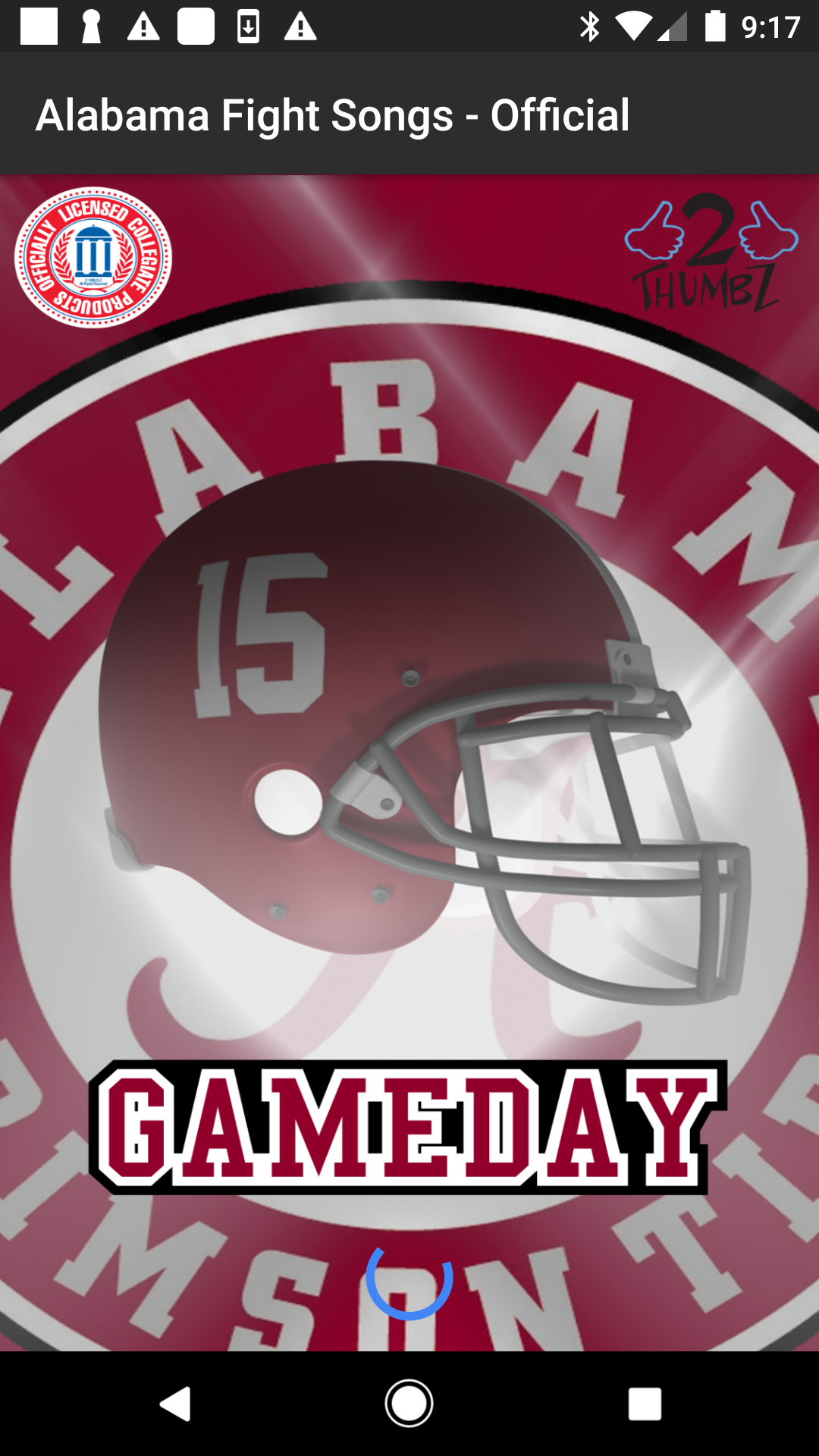 ALABAMA CRIMSON TIDE FIGHT SONGS - 4 OFFICIAL SONGS & RINGTONES - App ...