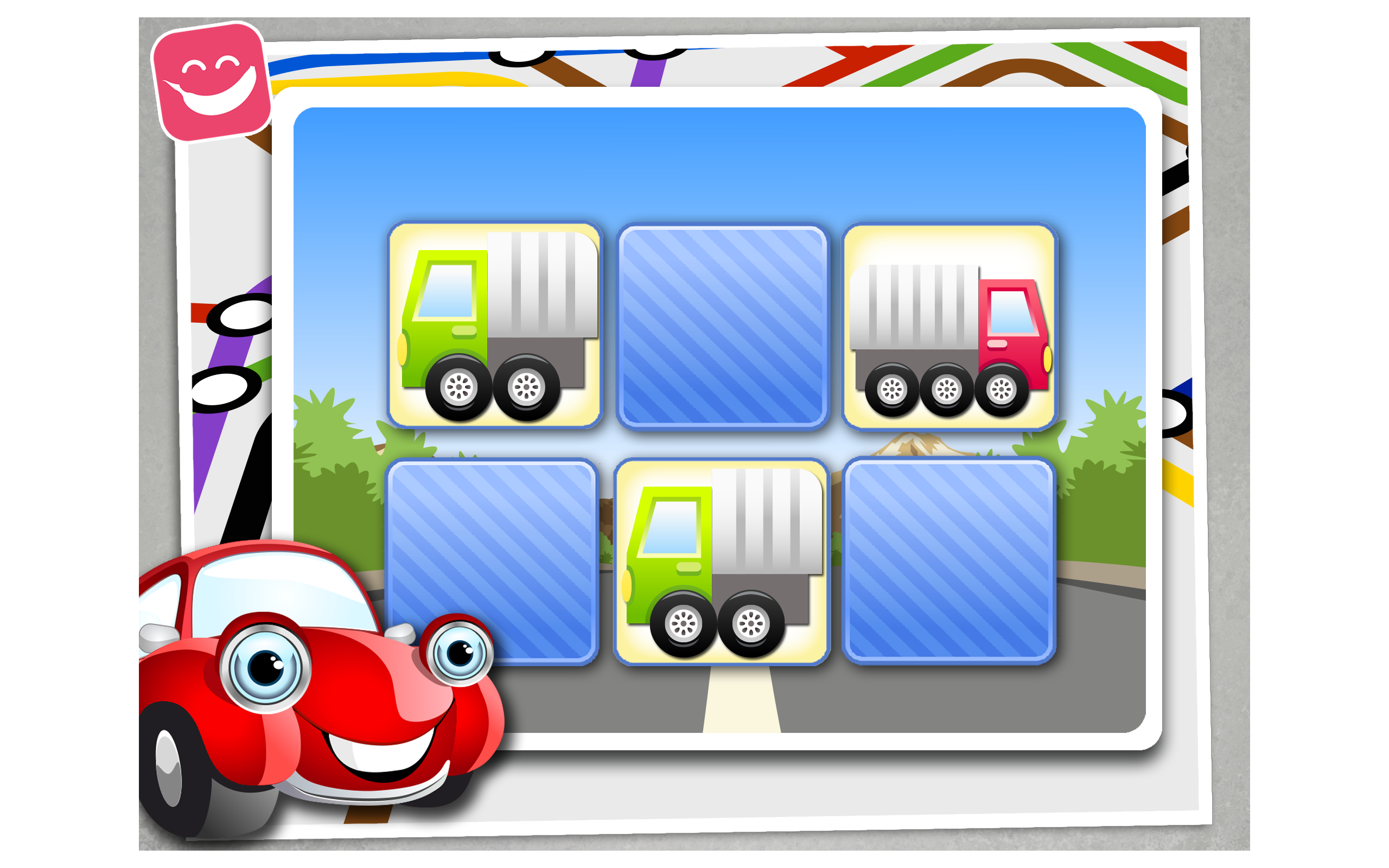 Aplicación Juego de Memoria vehículos de transporte en Amazon Appstore