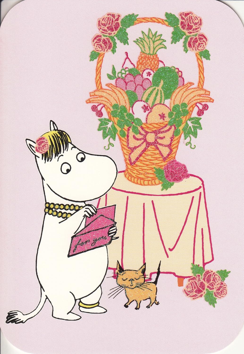 Amazon.com: Moomin Birthday Fruit Greeting Card