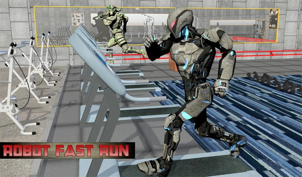 Virtual Gym Robot Simulator - Muscle Robots Bodybuilding Games ...