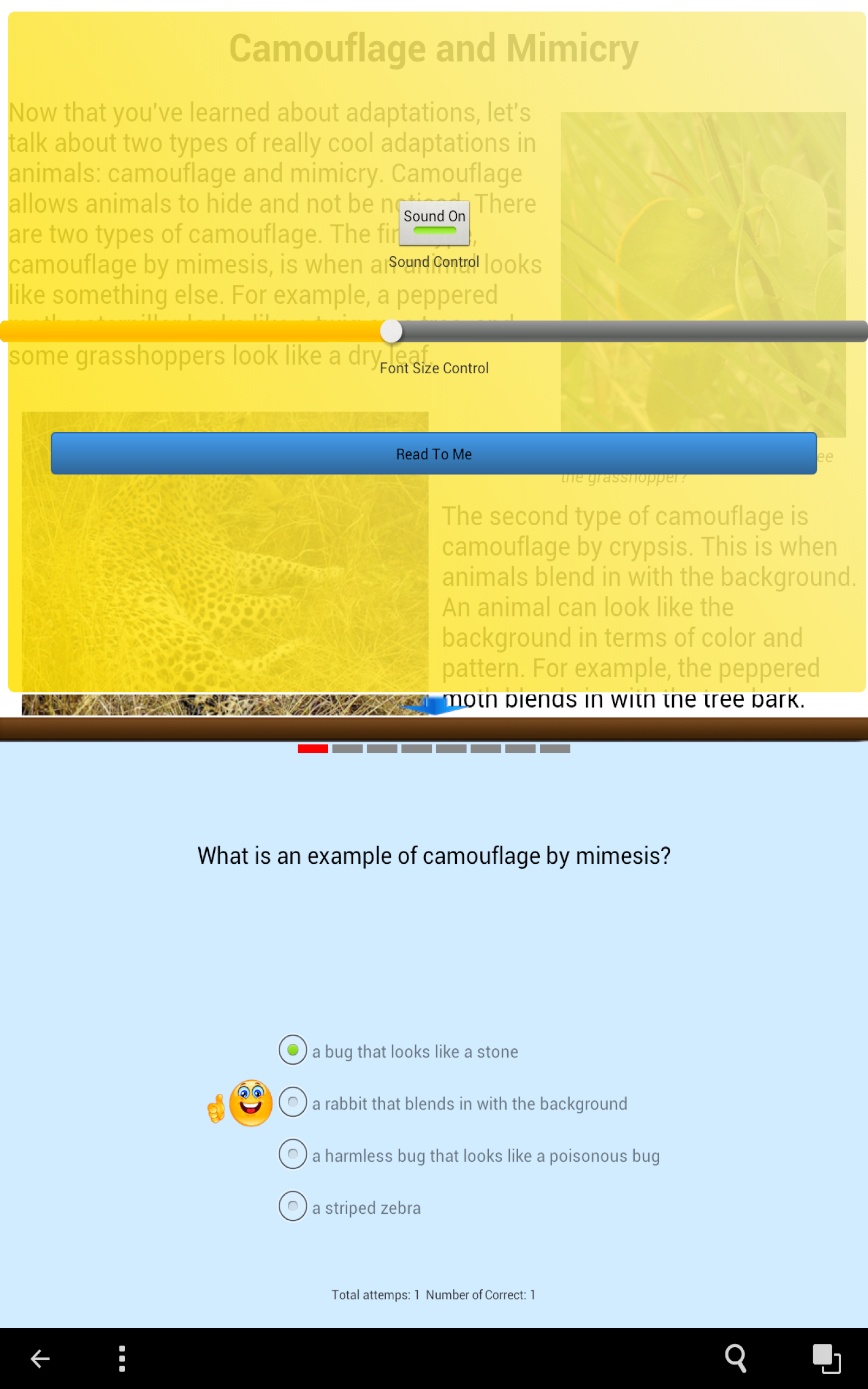 4th Grade Life Science Reading Comprehension - App on Amazon Appstore
