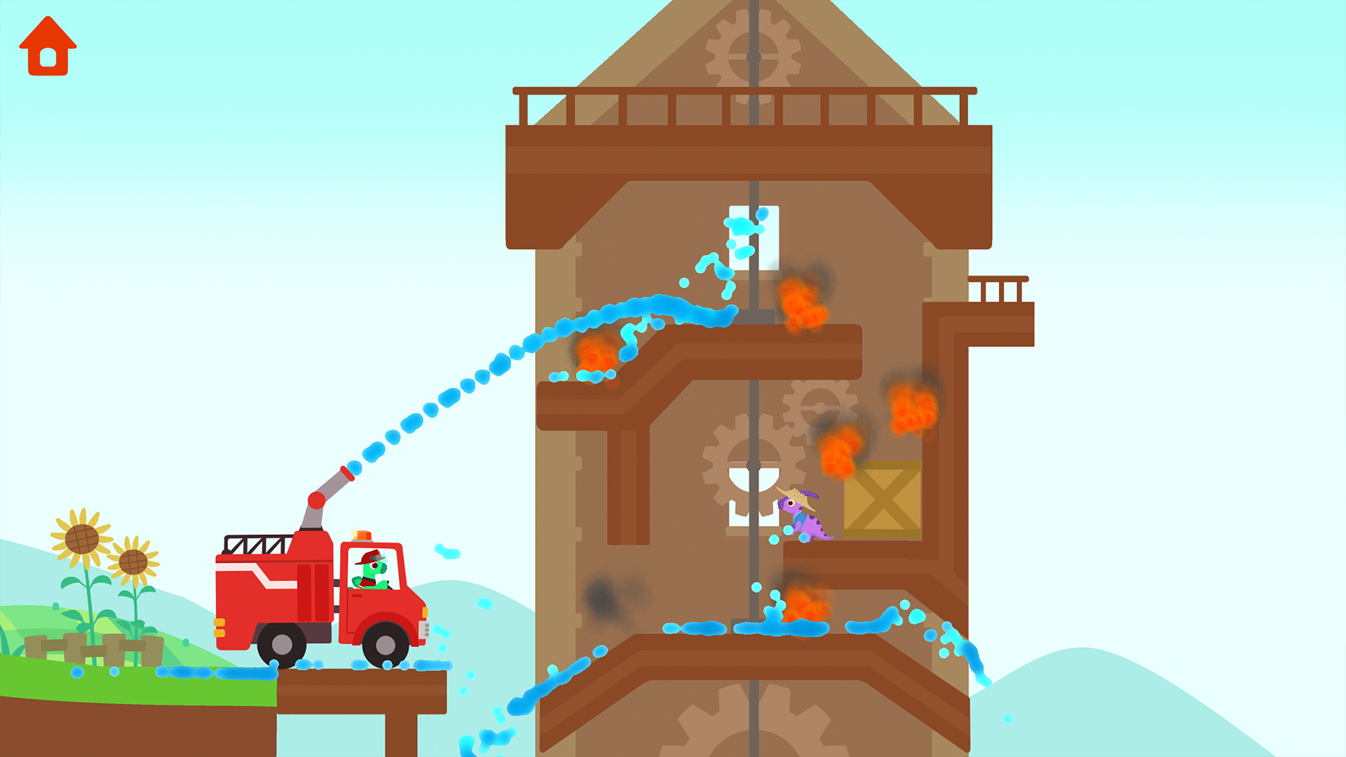 Dinosaur Fire Truck - Rescue Games for kids - App on the Amazon Appstore