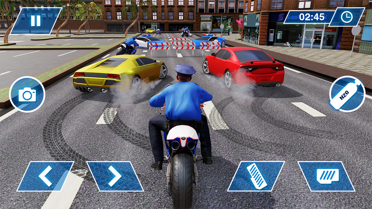 Crime Town Police Prisoners Bike Chase : Police Bike Driving Pro ...
