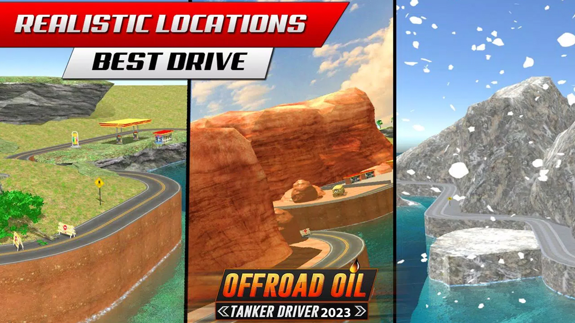 Oil Tanker Truck Simulator - City Truck Driver Game - Euro Truck Driving Offroad Fuel Transport ...