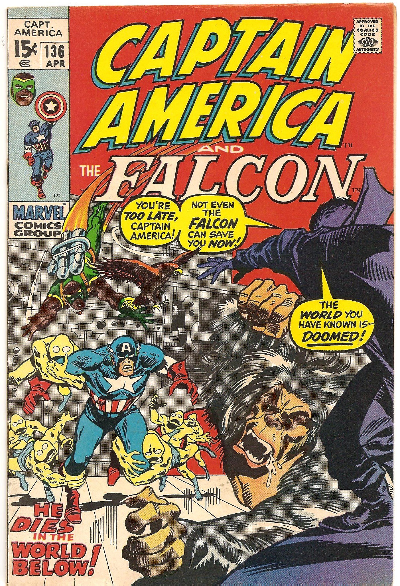 Amazon.com: Captain America and the Falcon (Comic Issue #136) April ...