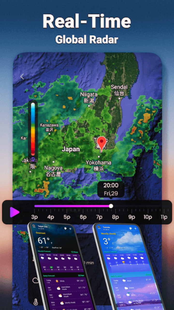 Weather & Forecast - Rain Radar - App on the Amazon Appstore
