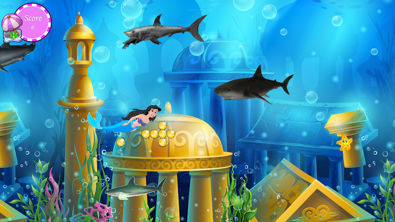 Mermaid Shark Attack - App on Amazon Appstore