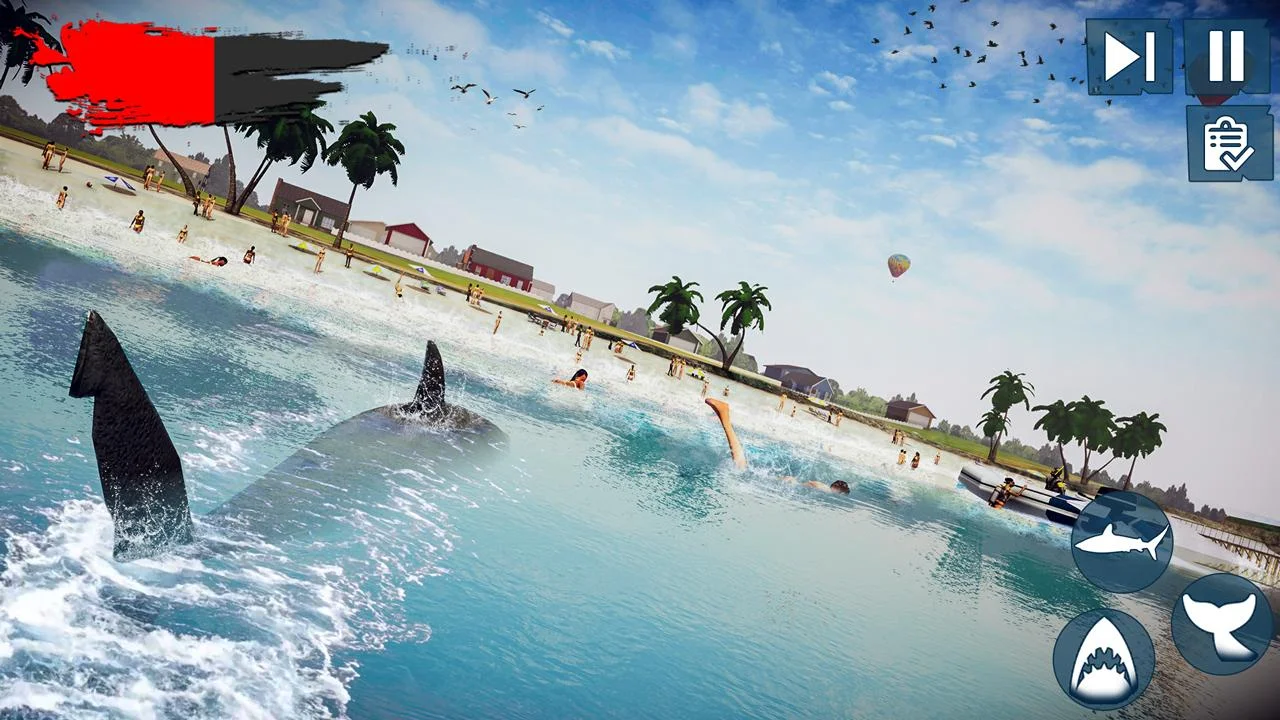 Real Survival Angry Wild Shark Simulator: Adventures Games - App on ...