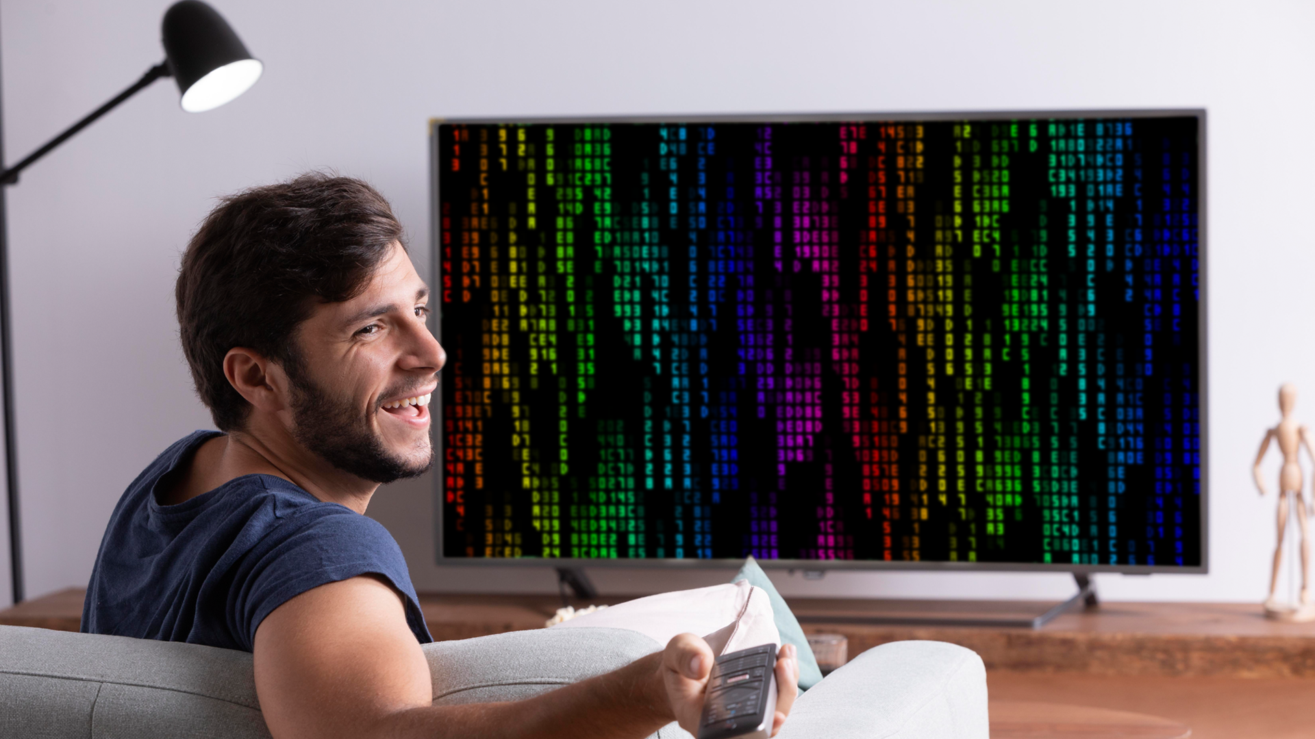 Rainbow Matrix Screensaver & Live Wallpaper: Animated Digital Rain Code ...
