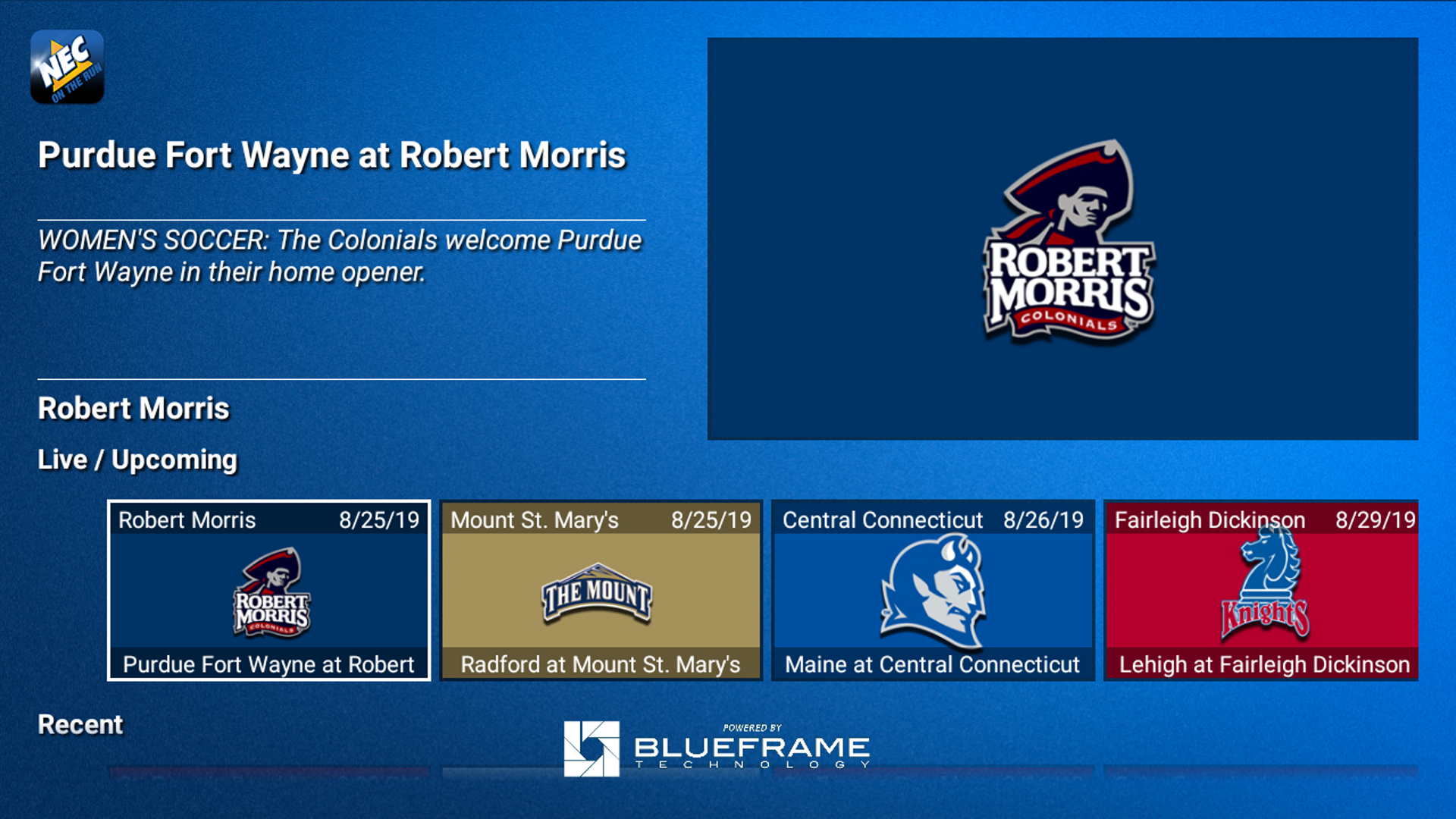 NEC On The Run - App on Amazon Appstore